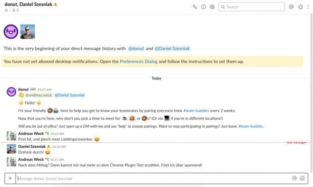 Dieser Slack-Bot organisiert Coffee-Dates unter Team-Mitgliedern | t3n
