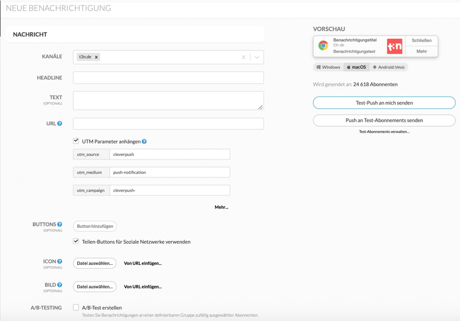 Push-Notifications: Das kann Cleverpush | t3n