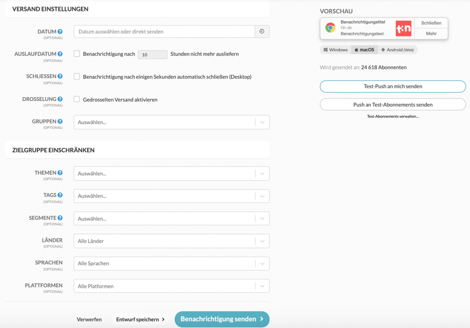 Push-Notifications: Das kann Cleverpush | t3n