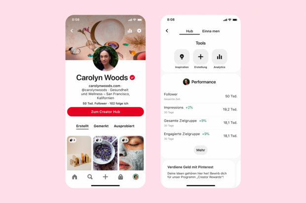 Takes, mehr Shopping und exklusiver Content: Pinterest stellt neue ...
