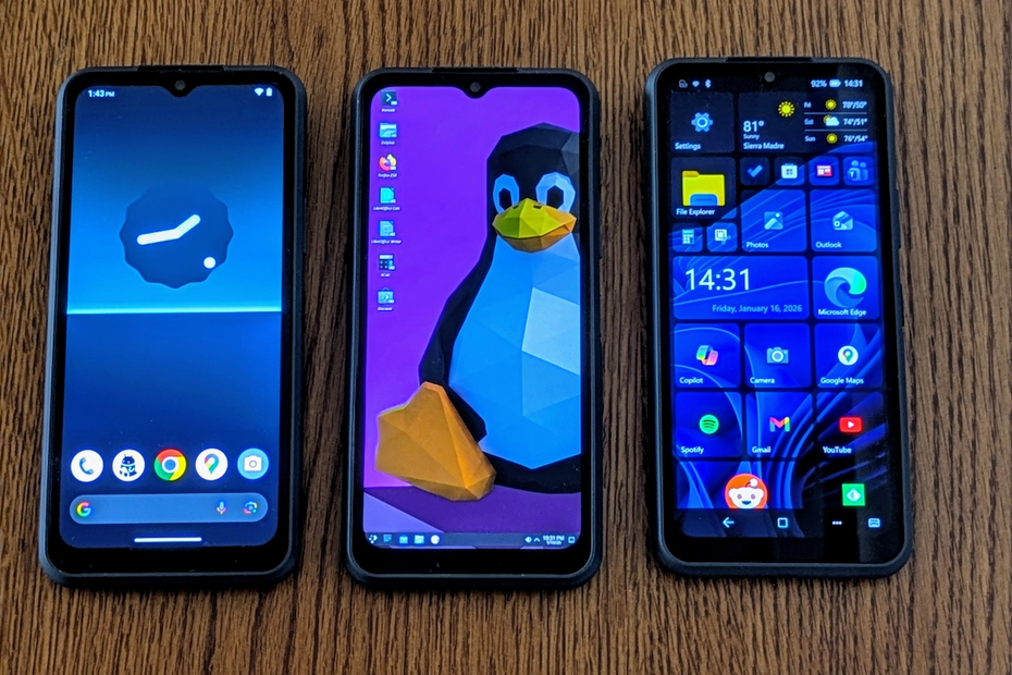 Nexphone vorgestellt: Das Handy, das gleich drei Betriebssysteme ...